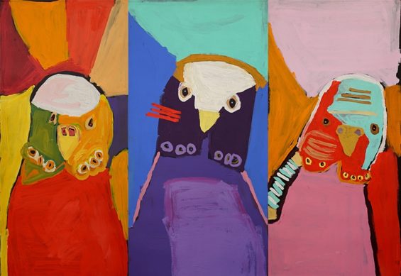 Vivid Colours of The Tanami Desert - Aboriginal Art Exhibition