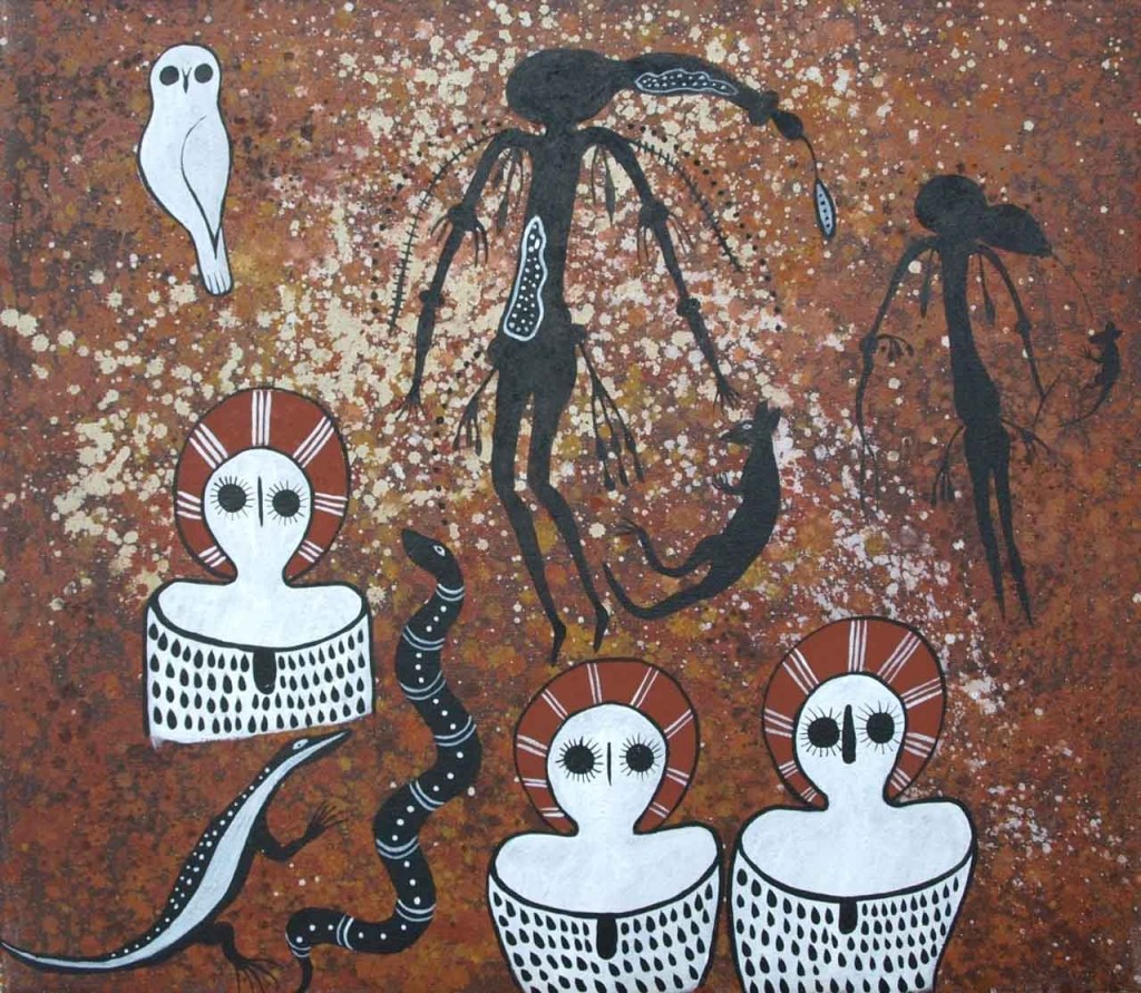 Aboriginal Lizard Art - Japingka Aboriginal Art Gallery