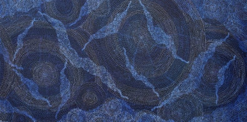 Many Stories in Shades of Blue - Japingka Aboriginal Art Gallery