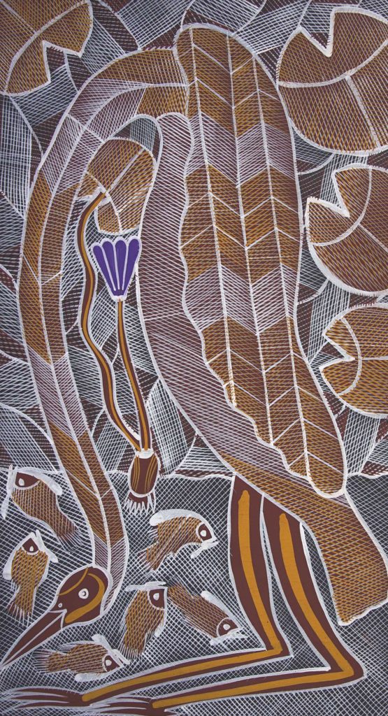 Edward Blitner - Freshwater Billabongs - Aboriginal Art Exhibition at ...