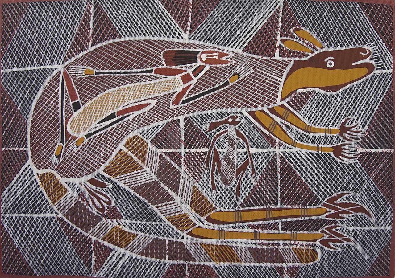 Aboriginal Kangaroo Art - Japingka Aboriginal Art Gallery