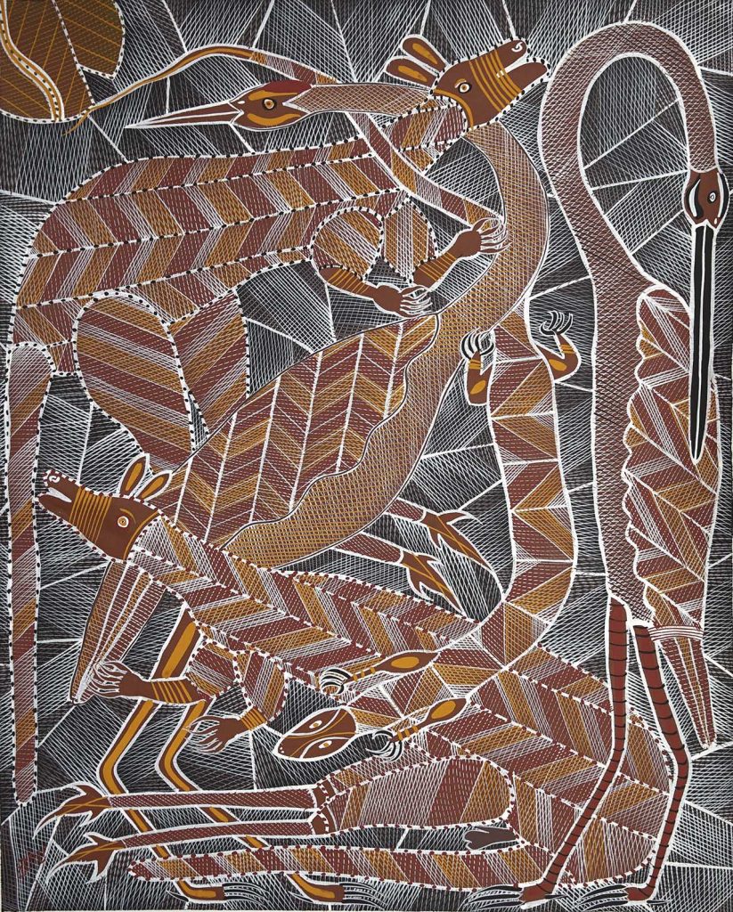 Edward Blitner - Freshwater Billabongs - Aboriginal Art Exhibition at ...