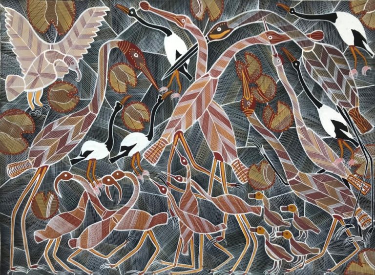 Edward Blitner - Freshwater Billabongs - Aboriginal Art Exhibition at ...