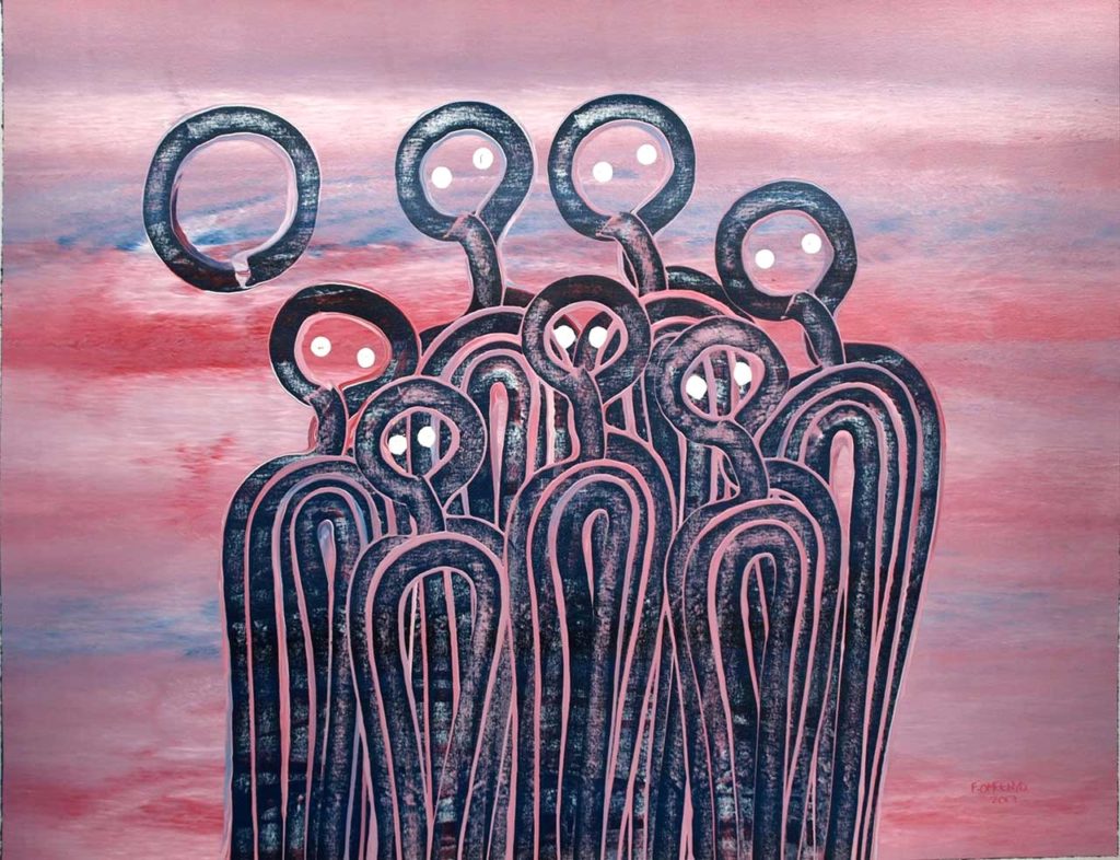 Pink Aboriginal Art Paintings at Japingka Gallery