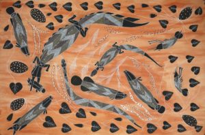 Aboriginal Barramundi Art - Japingka Aboriginal Art Gallery