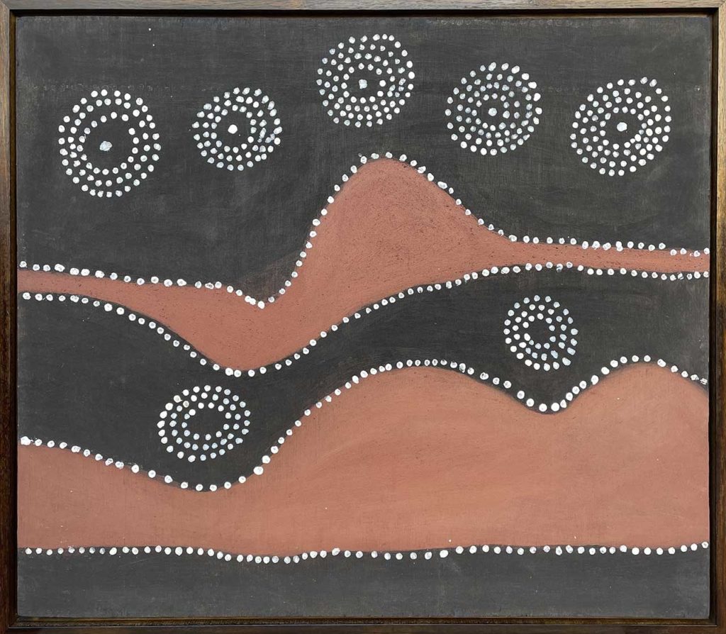 Ochre, Earth & Brown Aboriginal Art Paintings at Japingka Gallery