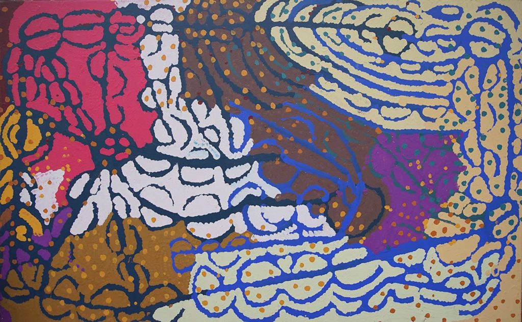 Yam Dreaming Aboriginal Art Exhibition - Japingka Gallery