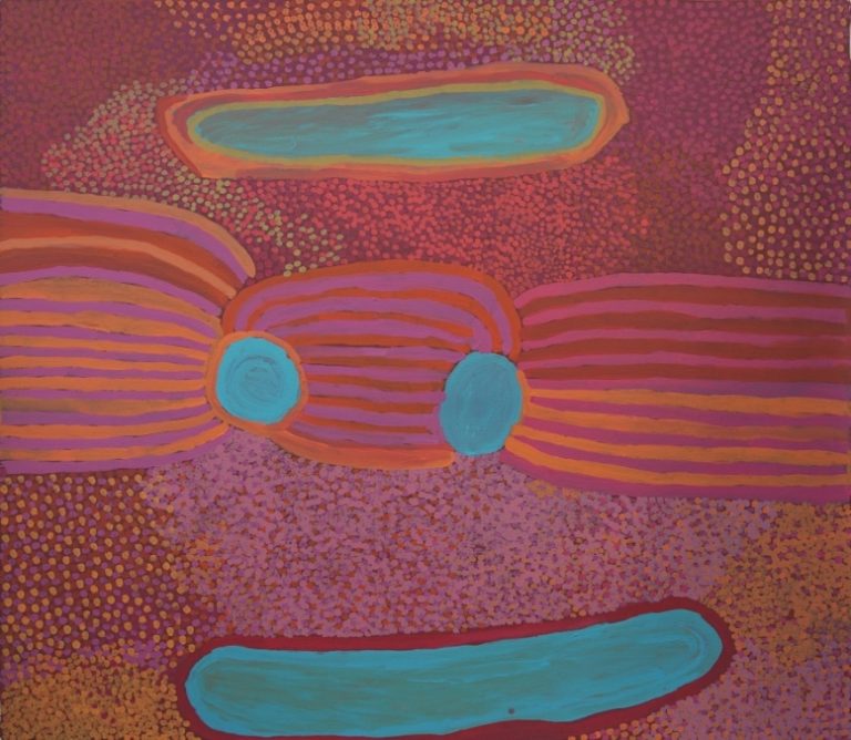 Pink Aboriginal Art Paintings at Japingka Gallery