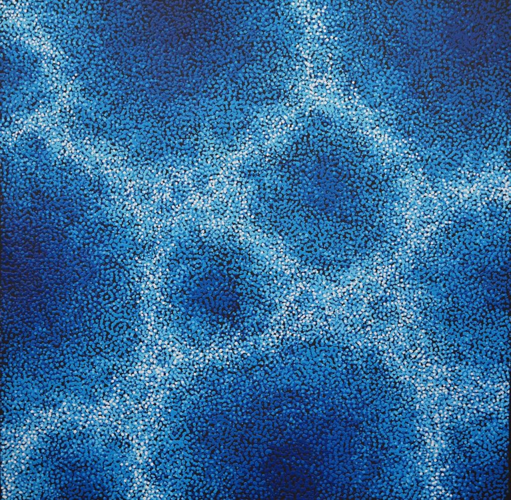 Blue - Aboriginal Paintings Exhibition Collection - Japingka
